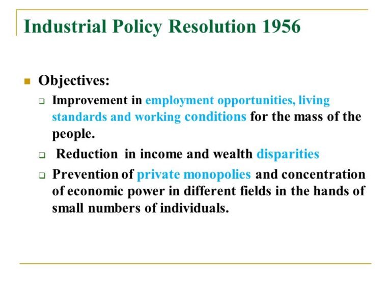 1956 industrial policy in india - Amoghavarsha IAS Academy